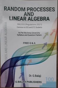 Random Processes And Linear Algebra – ENGINEERING MATHS BOOKS